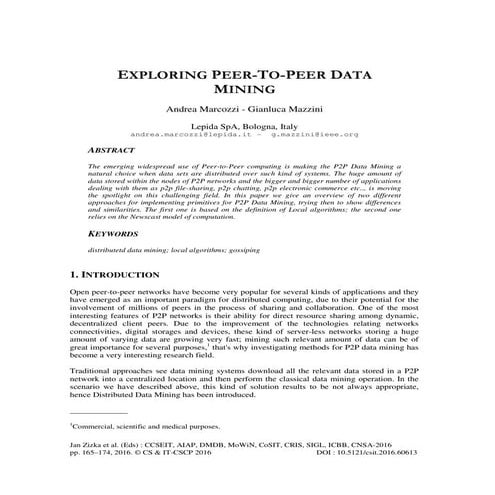 Comparative Analysis of Peer to Peer Networks | PDF