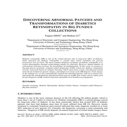 Down syndrome detection using modified adaboost algorithm | PDF