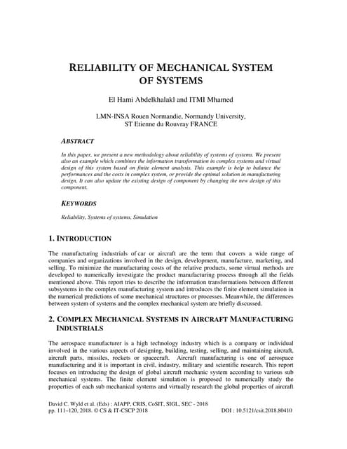 Design and Fatigue Analysis of a Typical Aircraft Wing fuselage Lug attachment structure | PDF