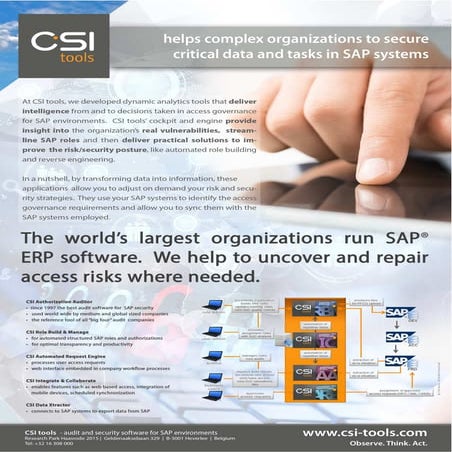 CSI tools company introduction | PDF