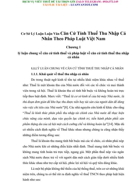 Thuế thu nhập cá nhân TNCN | PPT