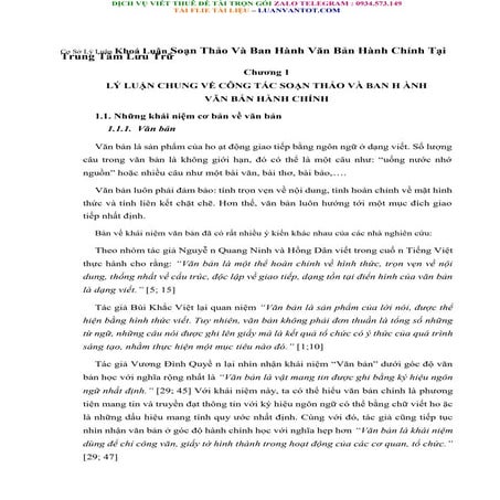 Cơ Sở Lý Luận Soạn Thảo Và Ban Hành Văn Bản Hành Chính Tại Trung Tâm ...