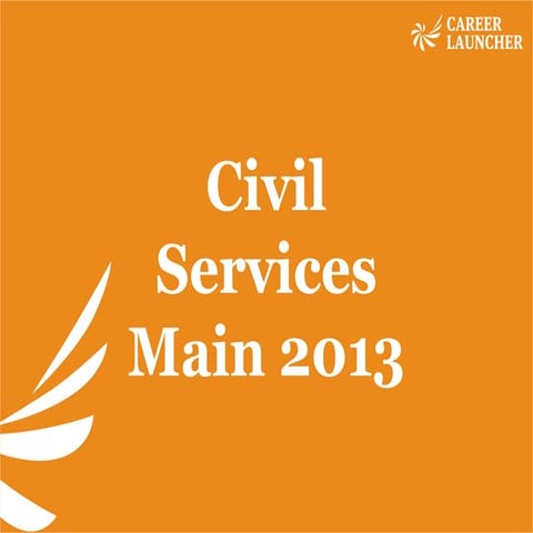 Civil Services Main 2013 | PPT