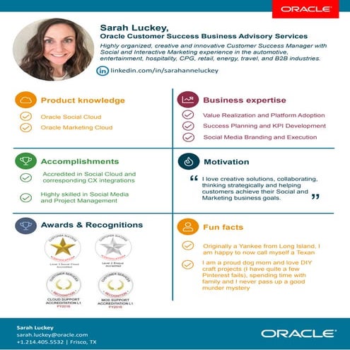 Customer Success Manager - Sarah Luckey | PDF