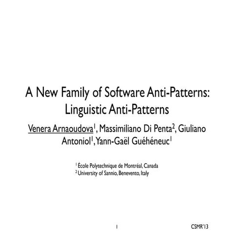 Named Entity Recognition - ACL 2011 Presentation | PPTX