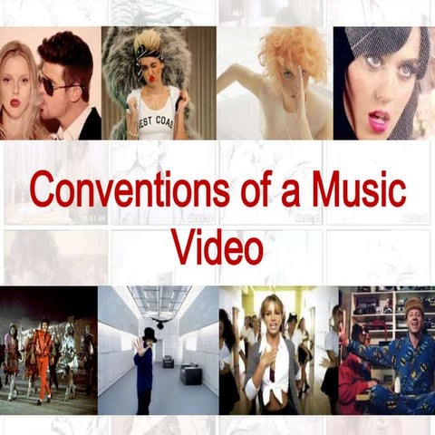 Conventions of a music video | PPT