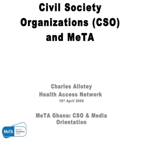 Concept and structure of MeTA | PPT