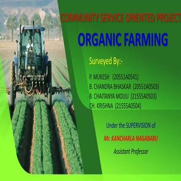 Organic farming Powerpoint presentation | PPTX