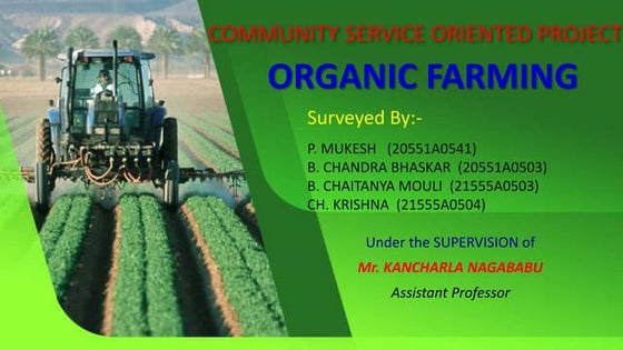 Organic farming Powerpoint presentation | PPTX