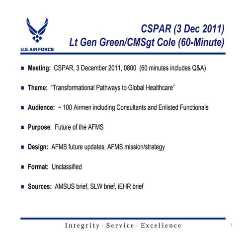 CSPAR SG Dec 2011 | PDF