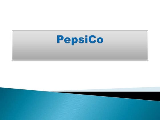 Pepsico | PPT