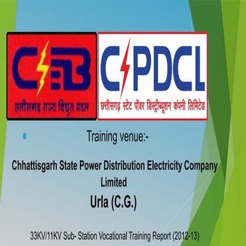 CSPDCL voccational training report PPT.pptx