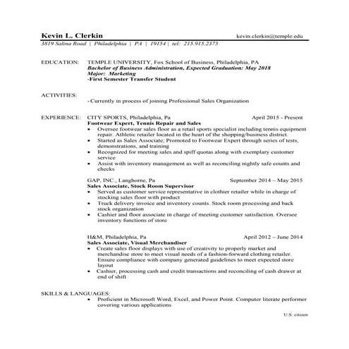 Cspd resume | PDF