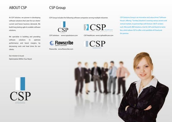 CSP Solutions Corporate Profile 2018 | PDF