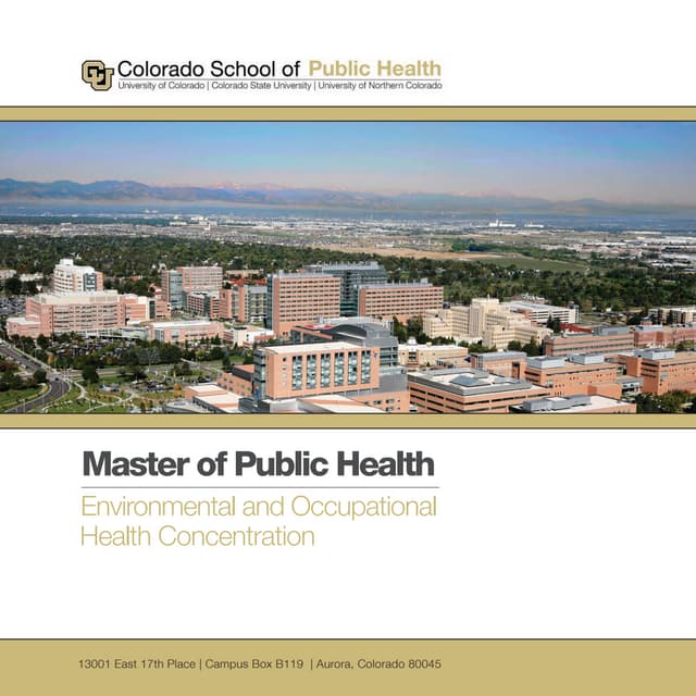 Top 5 Reasons to Pursue a Career in Environmental Health Sciences | PDF
