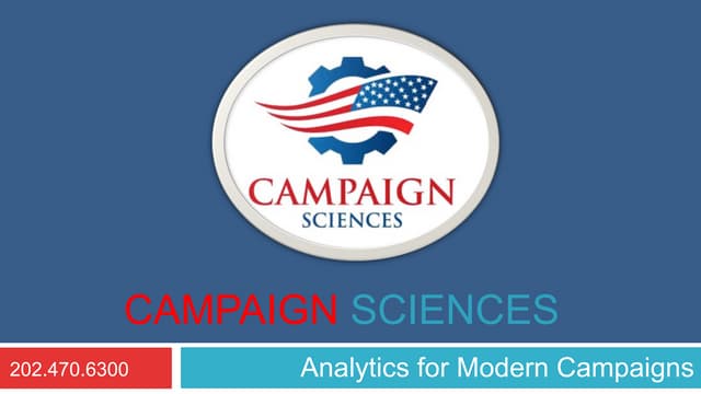 Campaign Sciences predictive analytics capabilities deck | PPT Campaign Sciences predictive analytics capabilities deck | PPT