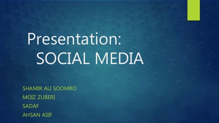 soocial media pptx