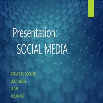 soocial media pptx | PPT