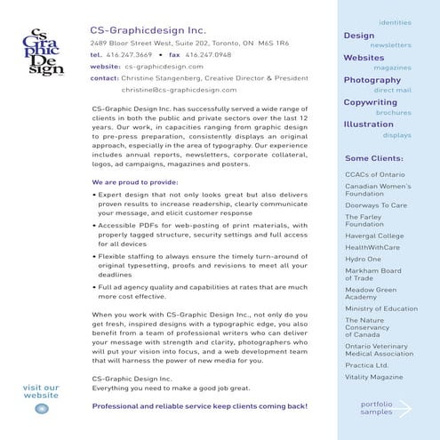 CS Company Profile July2010 | PDF | Business | Business and Finance