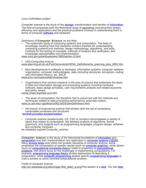 Computer science introduction hardware and software.ppt | Computing | Technology & Computing