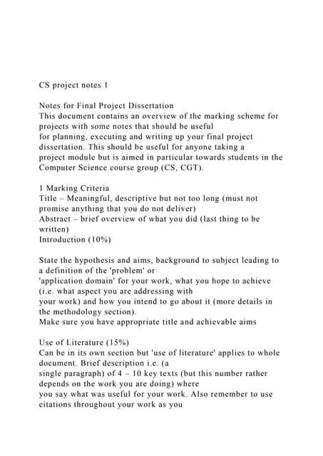 The Preliminary Project Report | PDF