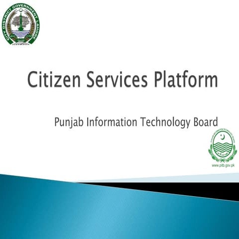 Zimmedar Shehri (Responsible Citizen) Initiative of the Govt. of Punjab ...