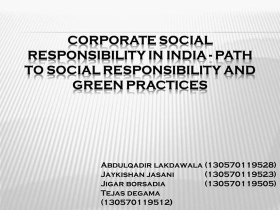 Triple bottom line | PPTX