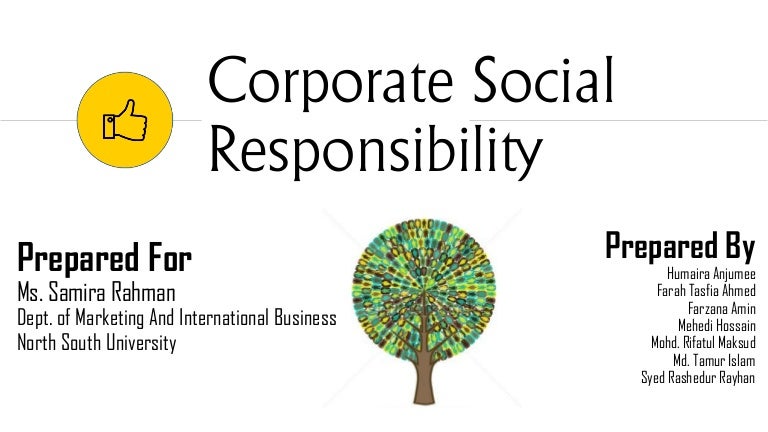 Corporate Social Responsibility - Importance and its Practice | INB48…