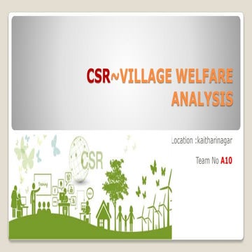 The village presentation | PPTX