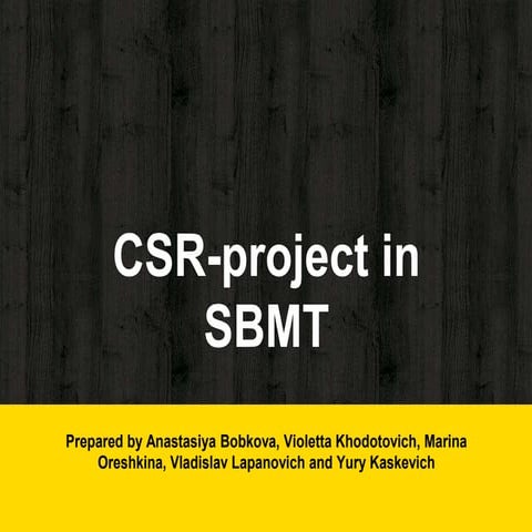 CSR Music | PPTX