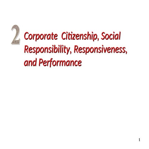 corporate social responsibility - business ethics | PPT