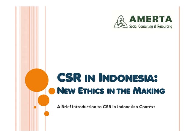 Presentasi CSR | PPT