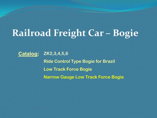 Bogie assembly alco | PPT