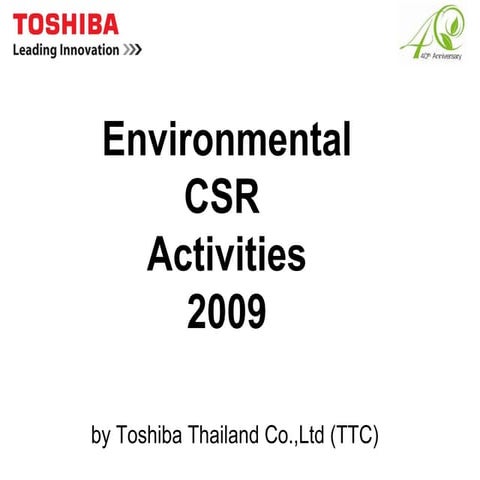 RTAF CEO7 CSR Project 9mar2012 | PPTX