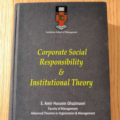 CSR via Institutional Theory | PPT