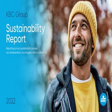 KBC group sustainability report 2022 focuses on sustainability strategy ...