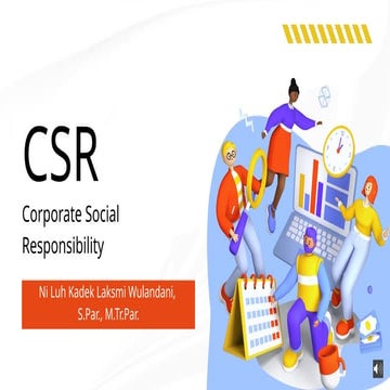 Coorporate Social Responsosibility Materials | PPTX