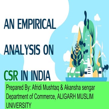 Csr analysis | PPT