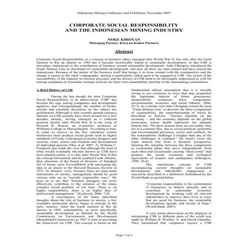 CORPORATE SOCIAL RESPONSIBILITY AND COMMUNITY DEVELOPMENT IN THE NIGER ...