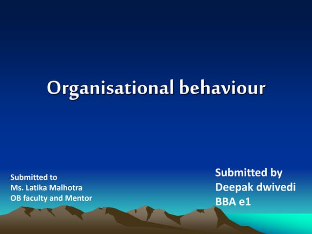 CSR by Deepak Dwivedi | PPT CSR by Deepak Dwivedi | PPT