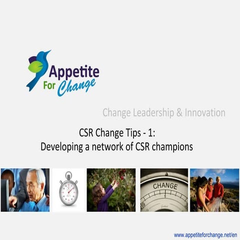 Csr change series 1 | PPT