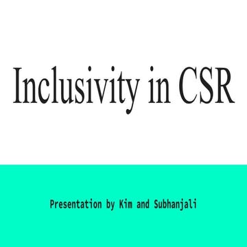 CSR Conclave-Inclusivity in CSR K &S.pptx
