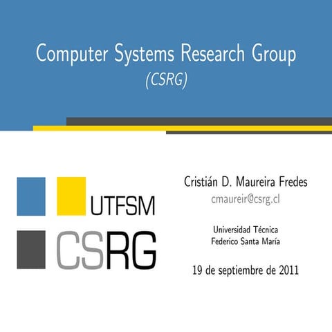 Computer Systems Research Group | PDF