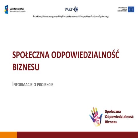 Csr informacje o projekcie | PDF