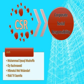 Corporate Sosial Responsibility | PPTX