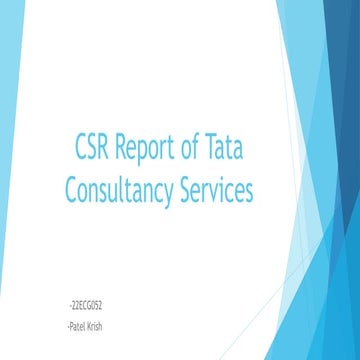 CSR Report of Tata Consultancy Services.pptx