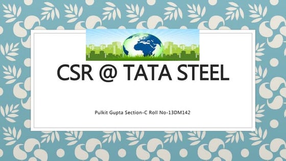 CSR Activities of Indian Corporates – FY 2021-2022 | PPTX | Business ...