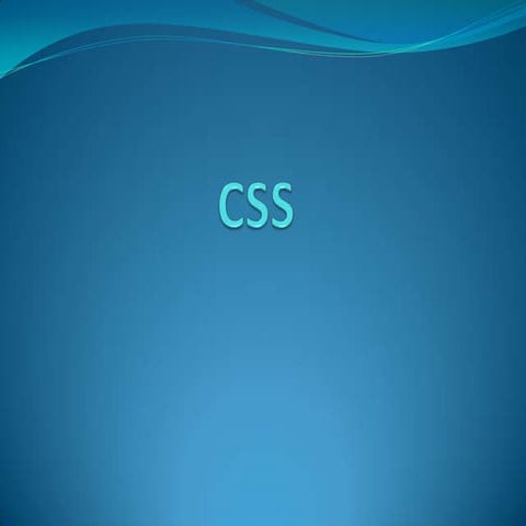 CSS | PPT