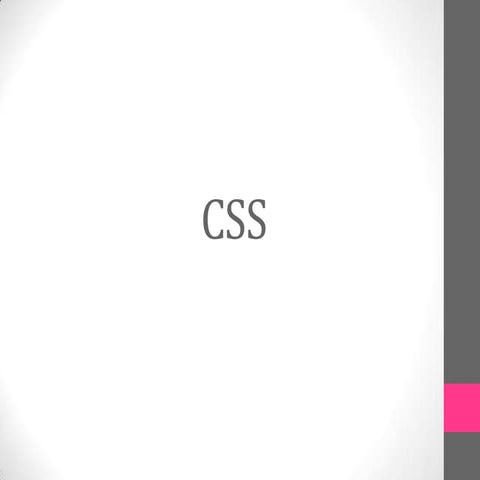 Css | PPTX