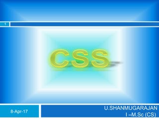 Html, CSS & Web Designing | PPT